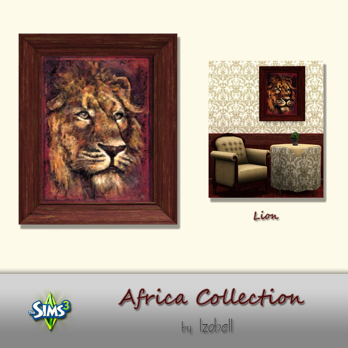 The Sims Resource | Africa Animals Collection - Lion