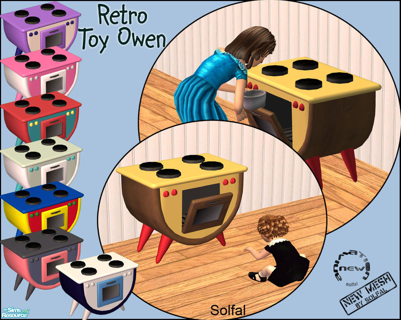 The Sims Resource - Retro Toy Oven