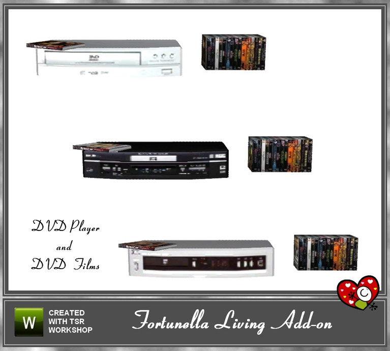 The Sims Resource | Fortunella Living DVD Player