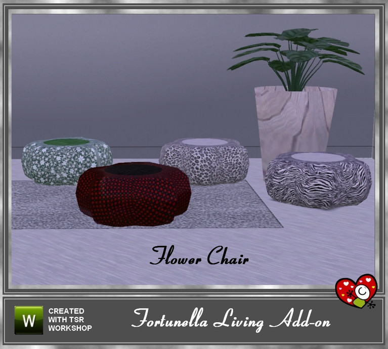 The Sims Resource - Fortunella Living Flower Chair