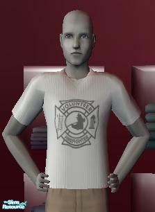 The Sims Resource | Fire Fighter T-Shirt