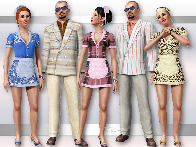 The Sims Resource | Fantasy Maid/Everyday Set