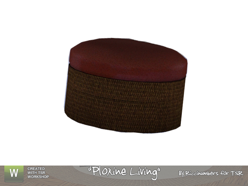 The Sims Resource | Ploxine Living Ottoman