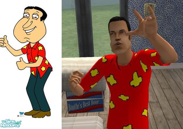 The Sims Resource | Quagmire (family guy)