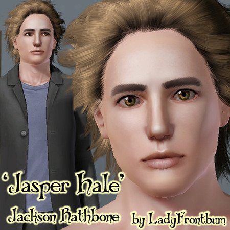 The Sims Resource | Jasper Hale (Jackson Rathbone) by LadyFrontbum