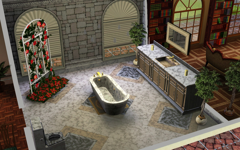 The Sims Resource - Romanesque Villa 3br, 4ba