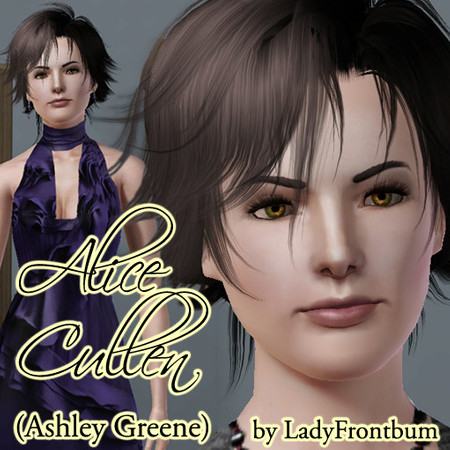 The Sims Resource | Alice Cullen (Ashley Greene) by LadyFrontbum