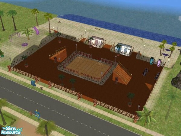 The Sims Resource | Twikki Beach Boardwalk Re- Do