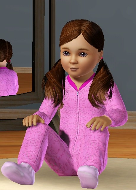 The Sims Resource | pink sleep suit