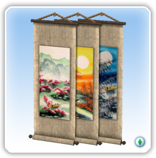 The Sims Resource | Simla Bureau - Ricepaper Scroll