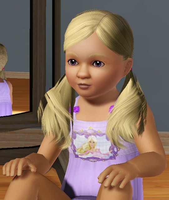 The Sims Resource | Barbie dress for toddlers (5)