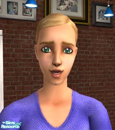 The Sims Resource | Celebrations Bun without the Veil - Blonde