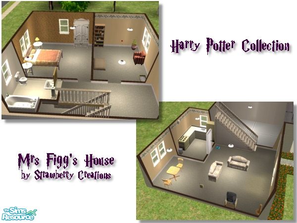 The Sims Resource - Harry Potter Collection - Mrs. Figg's House