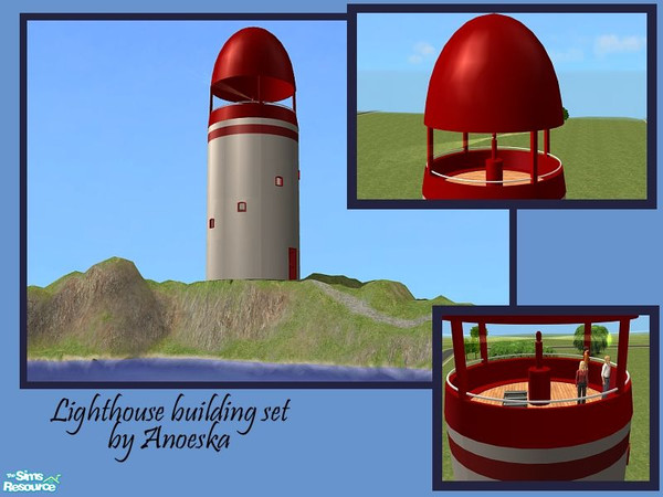 The Sims Resource | Lighthouse Build Set - Top