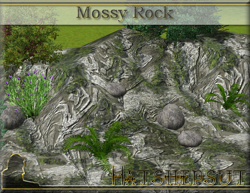 The Sims Resource - Mossy Rock