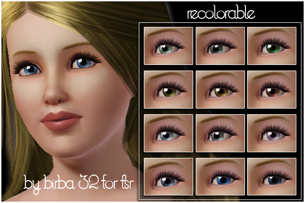The Sims Resource | CONTACT LENSES - soft color eyes