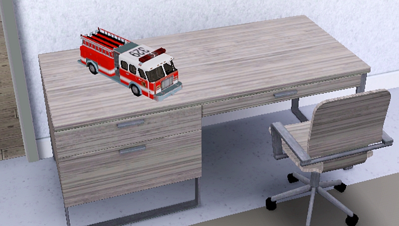 The Sims Resource | Fire Truck Sculpture