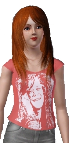 The Sims Resource - Janis Joplin T Shirt