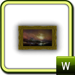 The Sims Resource - The Ninth Wave Painting Recolor