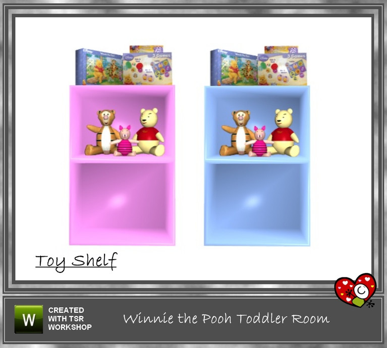 The Sims Resource | Winnie the Pooh Toddler Room_ToyShelf