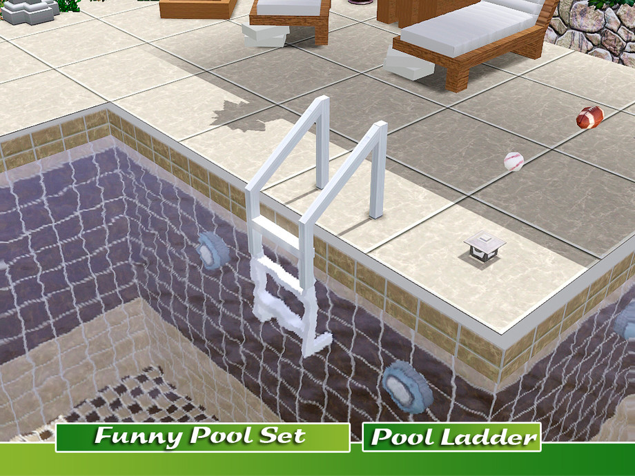 The Sims Resource - Funny Pool Ladder