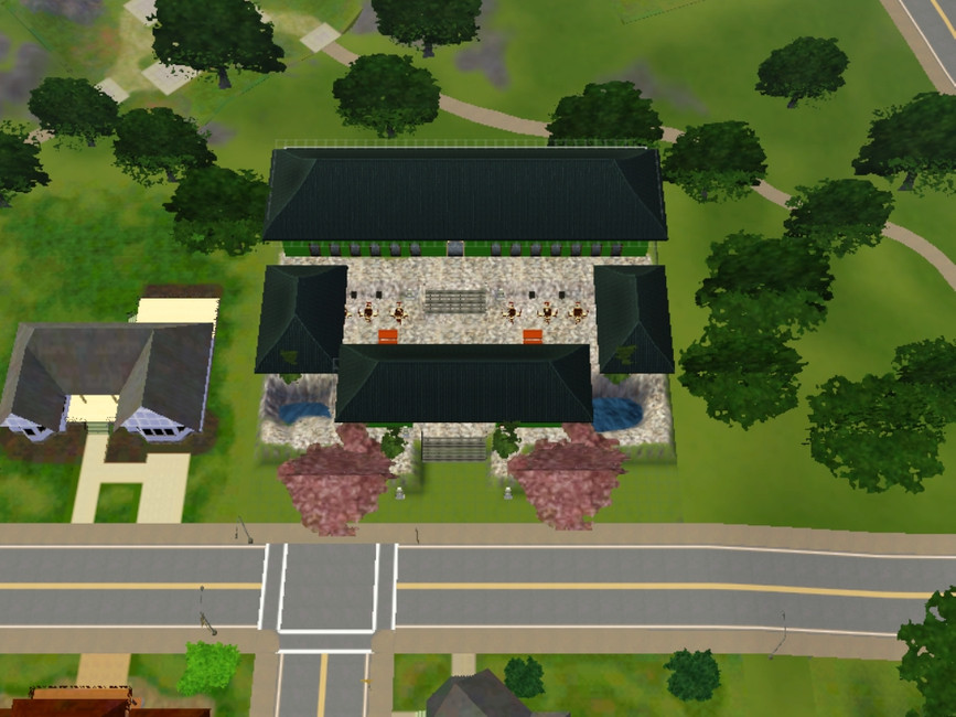The Sims Resource - Asian Resturant and temple