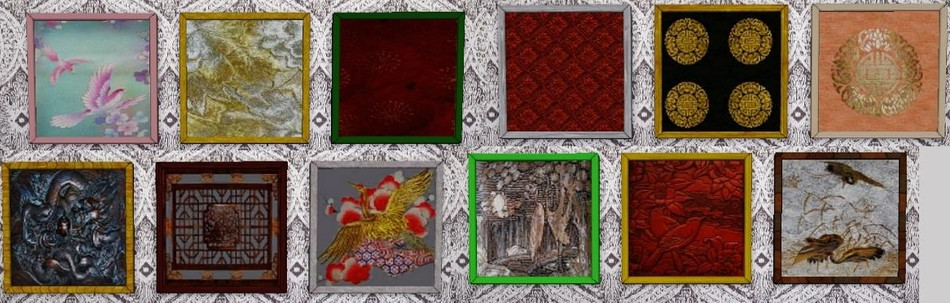 The Sims Resource - Asian Inspired Art Set