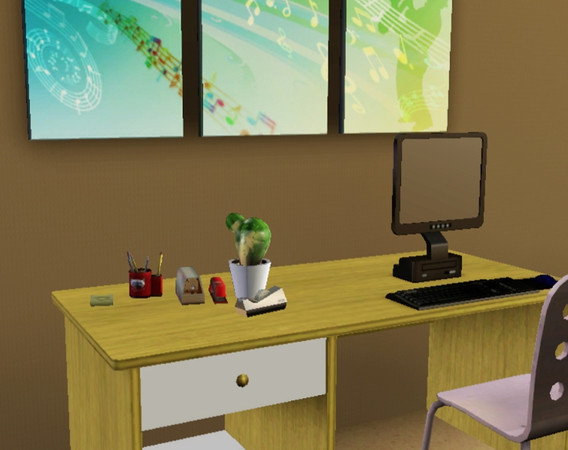 The Sims Resource | Writer's Desk Supplies For Sims 3