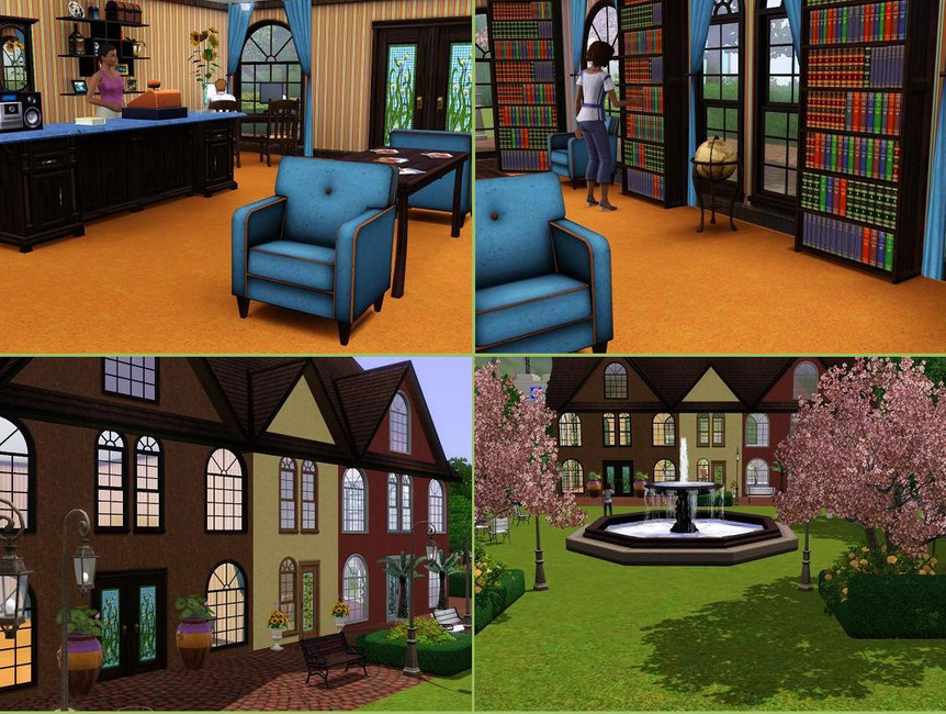 The Sims Resource - Main Street Boutiques Community Lot