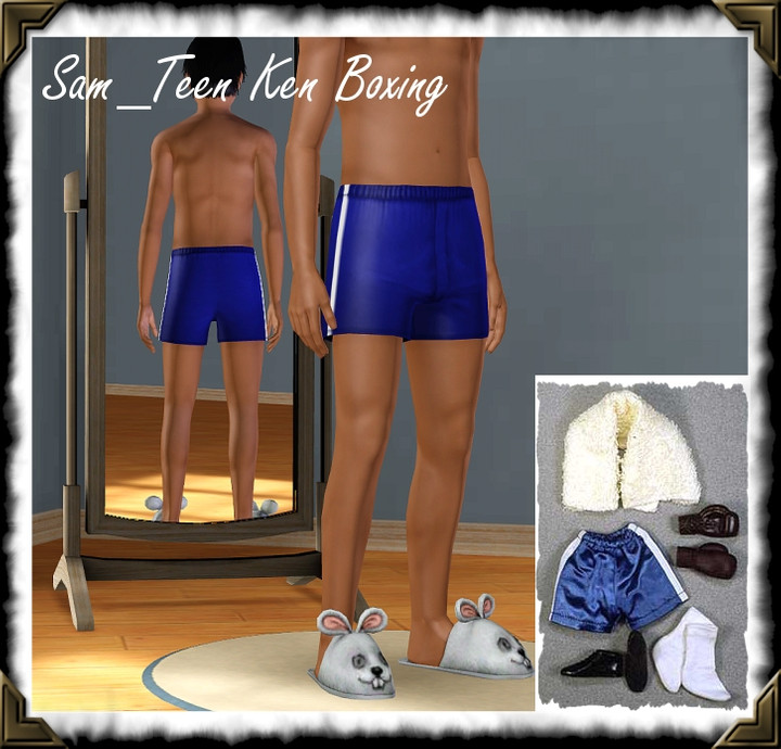 The Sims Resource | Sam_Teen Ken Boxing