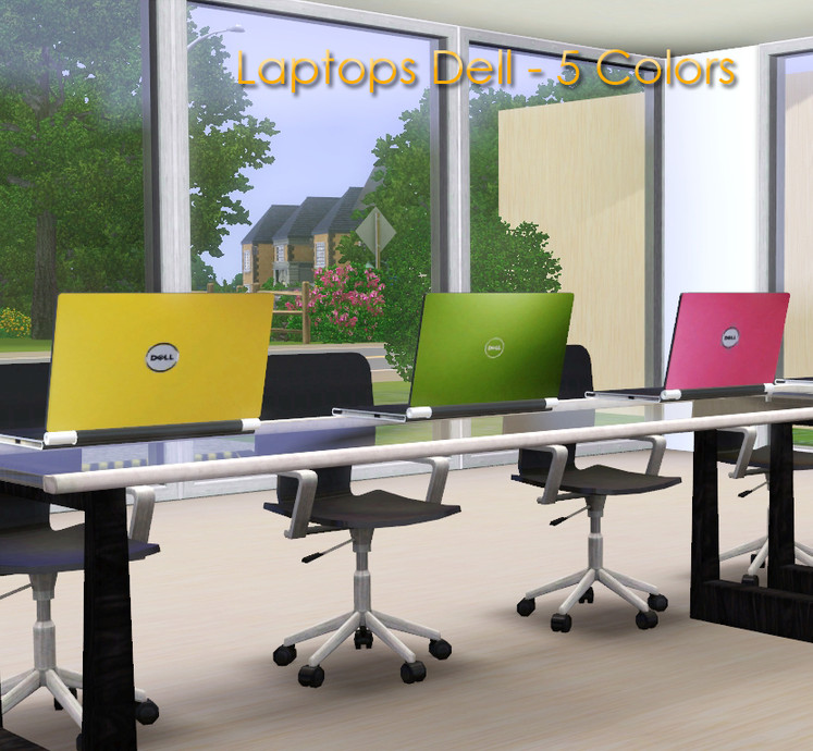The Sims Resource | Laptops Dell - 5 colors
