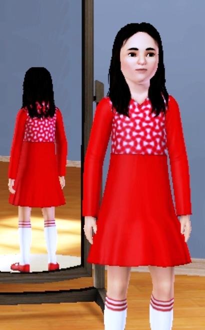 The Sims Resource - red frock