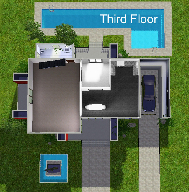 The Sims Resource - Modern Minimalist House 002