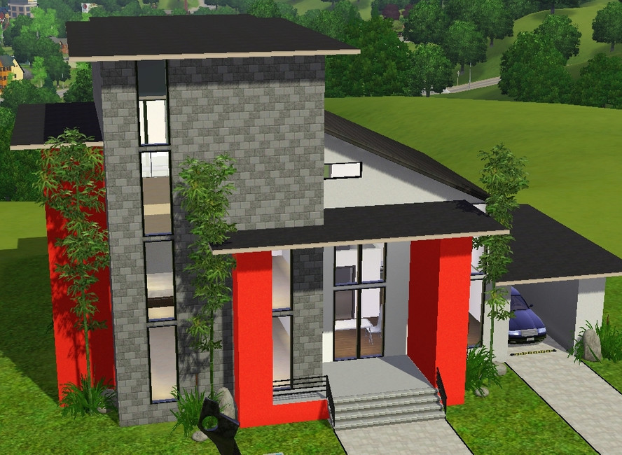 The Sims Resource - Modern Minimalist House 002