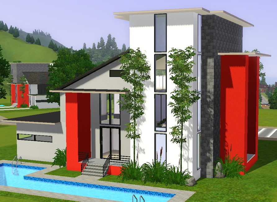 The Sims Resource - Modern Minimalist House 002
