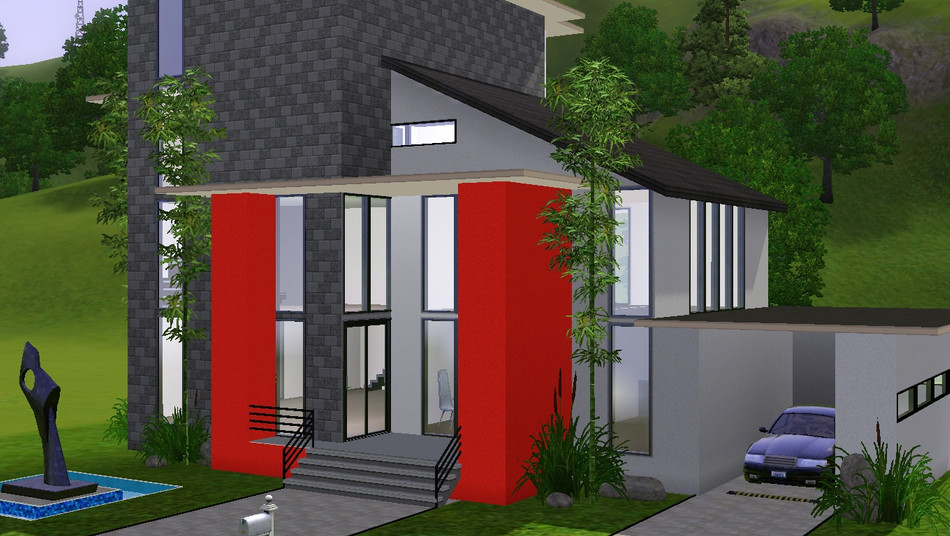The Sims Resource - Modern Minimalist House 002