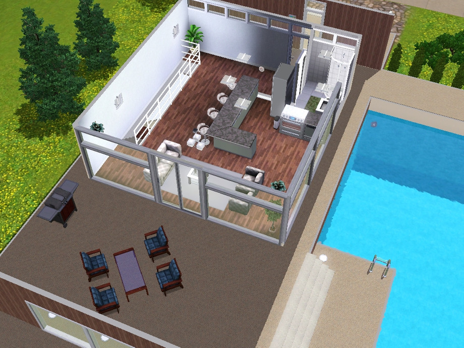 The Sims Resource - Starfish, hollyday-pool-house