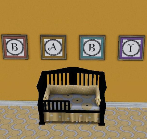 The Sims Resource - The Contemporary Nursery Alphabet