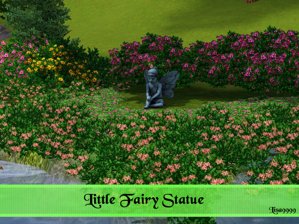 The Sims Resource | Little Fairy Statue