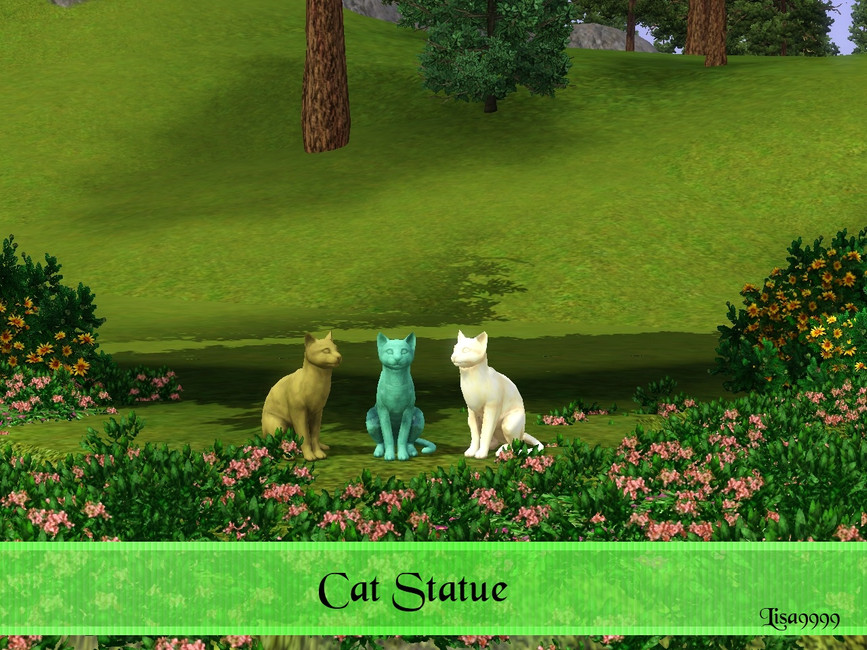 The Sims Resource - Cat Statue