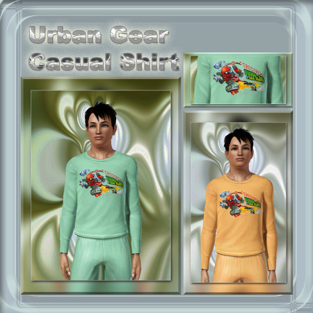 The Sims Resource | Urban Gear Casual Shirt