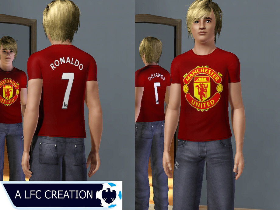 The Sims Resource | Ronaldo Shirt