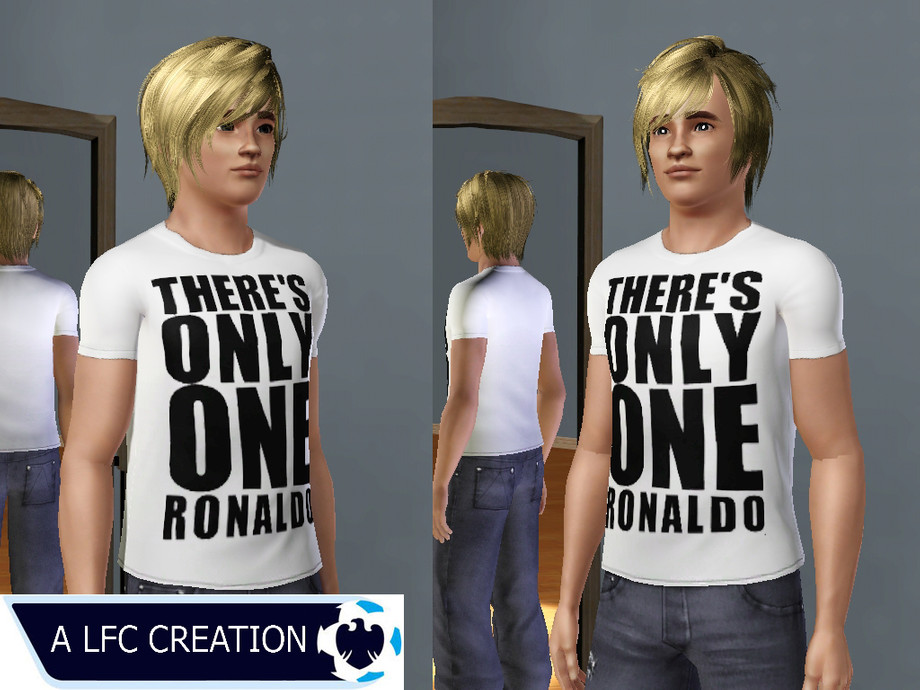 The Sims Resource | Theres Only One Ronaldo Shirt
