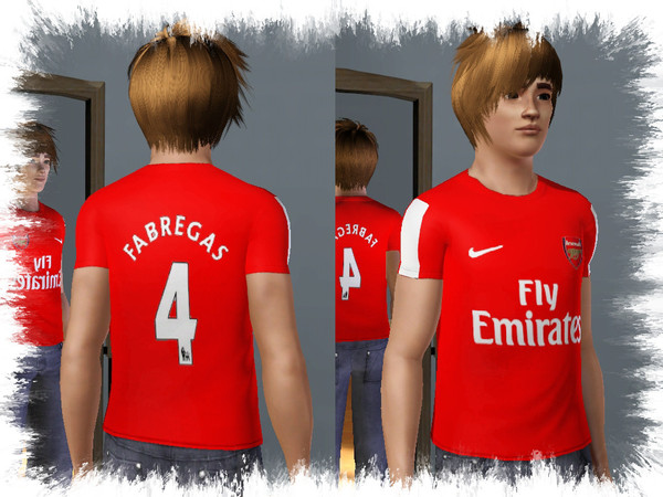 The Sims Resource | Arsenal Shirt