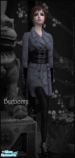 The Sims Resource | Burberry Fall/Winter - Burberry coat