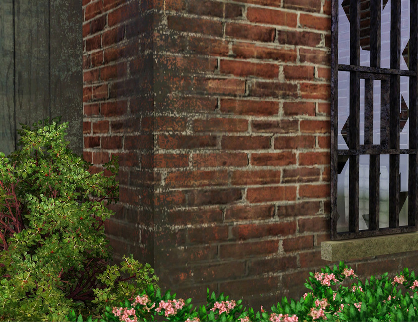 The Sims Resource - FREE! WA Stained Brick Wallpapers