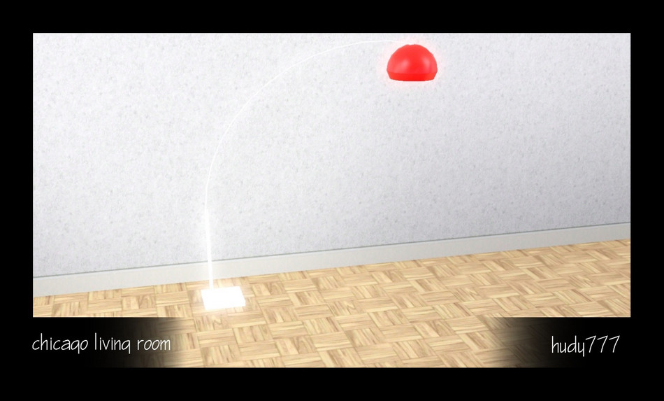 The Sims Resource - Chicago Living Room Floor Lamp