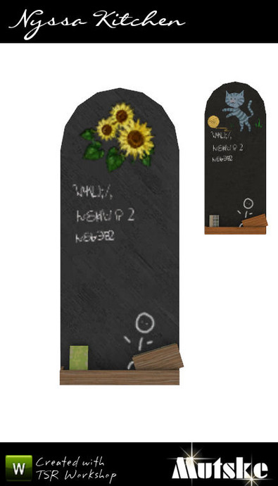 The Sims Resource | Nyssa Chalkboard