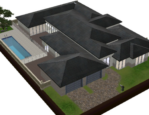The Sims Resource | Modern Single Story Family Home
