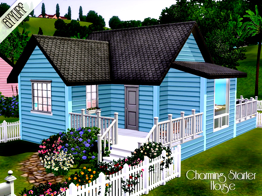 The Sims Resource - Charming Starter House *Furnished*
